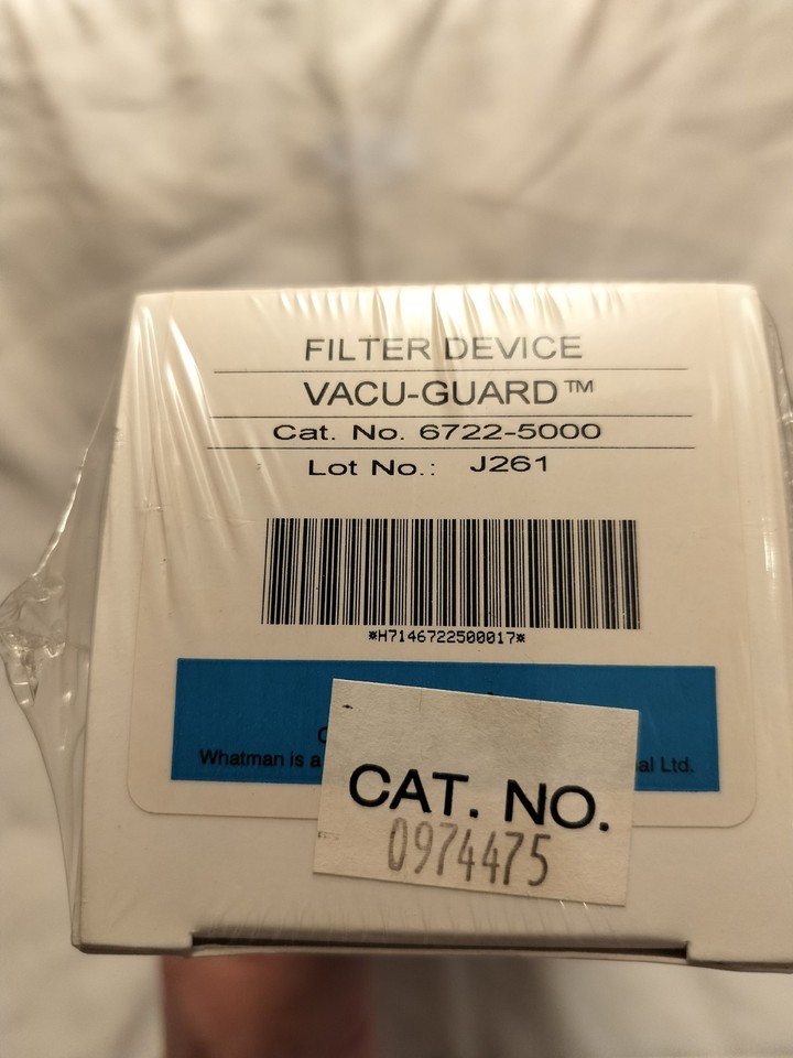 Whatman Vacuum Protection Filter device Vacu-Guard | eBay