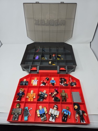 Box Of 15 Roblox Characters With Alot Of Accessories, Includes Case, No ...