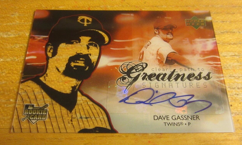 Dave Gassner Autographed Signed 2006 Upper Deck Future Stars #91 Card ...