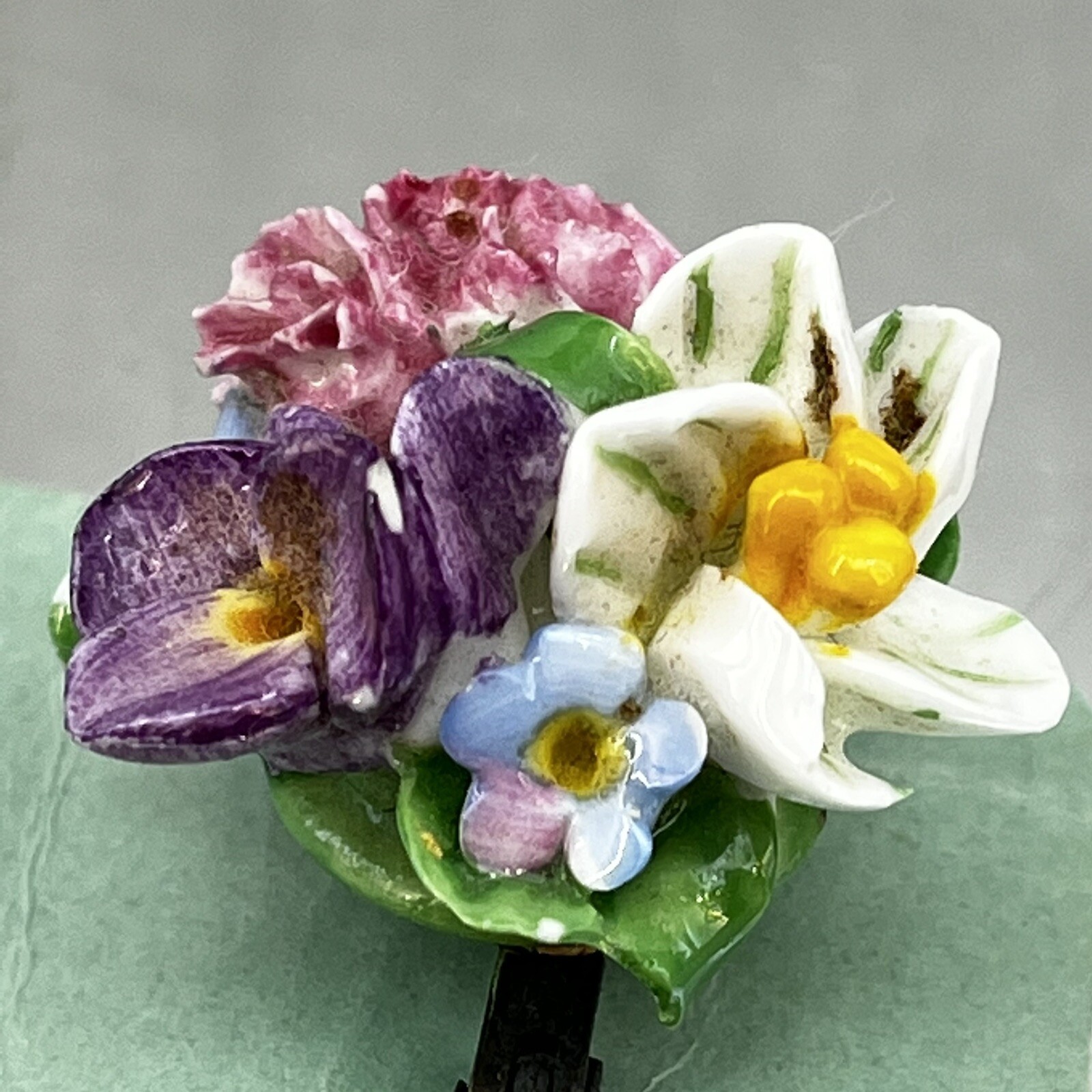 Vintage Bone China English Miniature Flower Bouquet B… - Gem