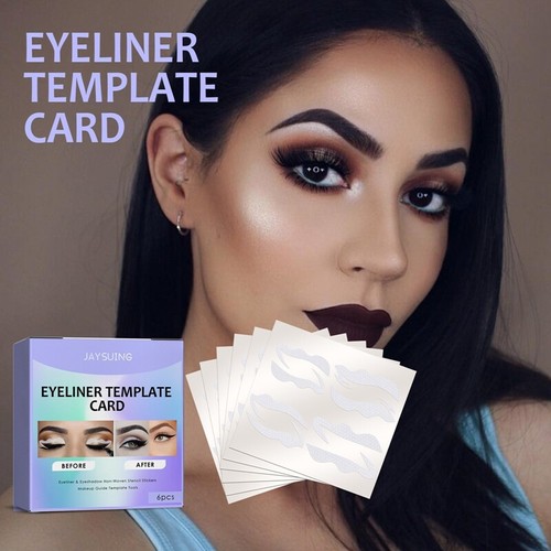 Eyeliner Stencils Kit Eye Makeup Template Stickers Non woven Liner Eyeliner Stencils Kit Eye Makeup Template Stickers Non woven Liner