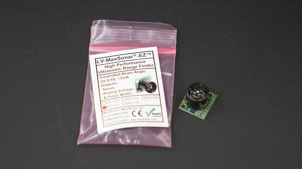 Maxbotix MB1010 LV-MaxSonar-EZ1 High Performance Ultrasonic Rangefinder ...