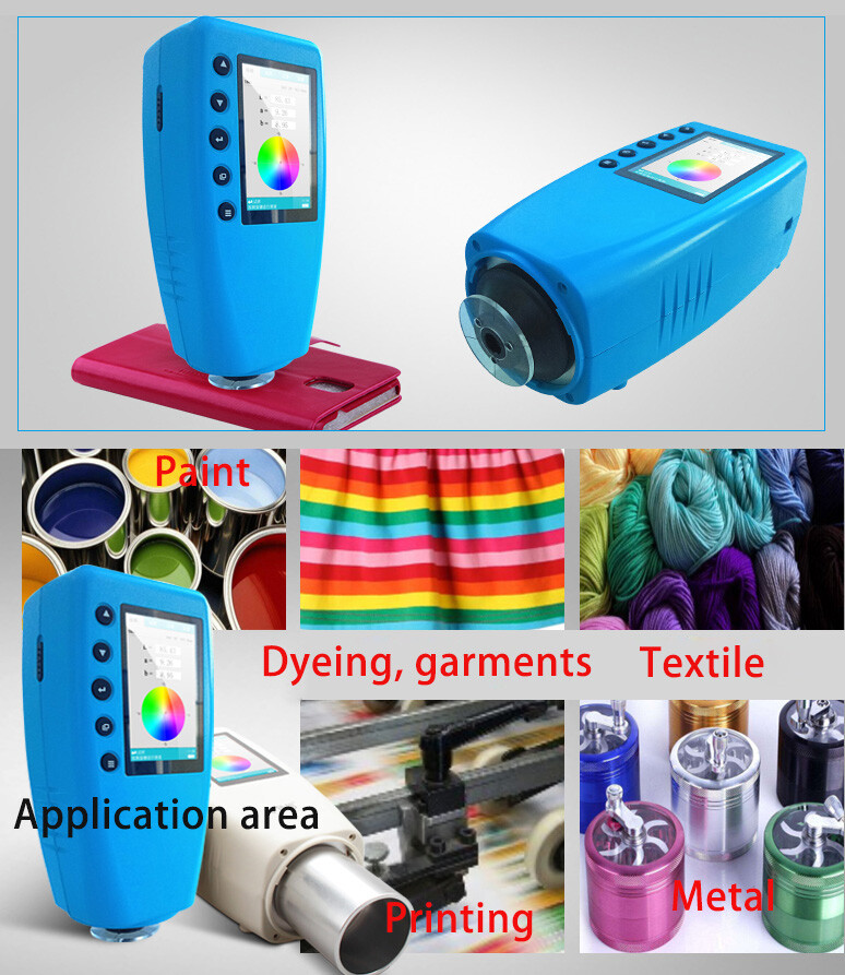 Precise Digital Colorimeter Color Analyzer Color Difference Meter 8mm ...