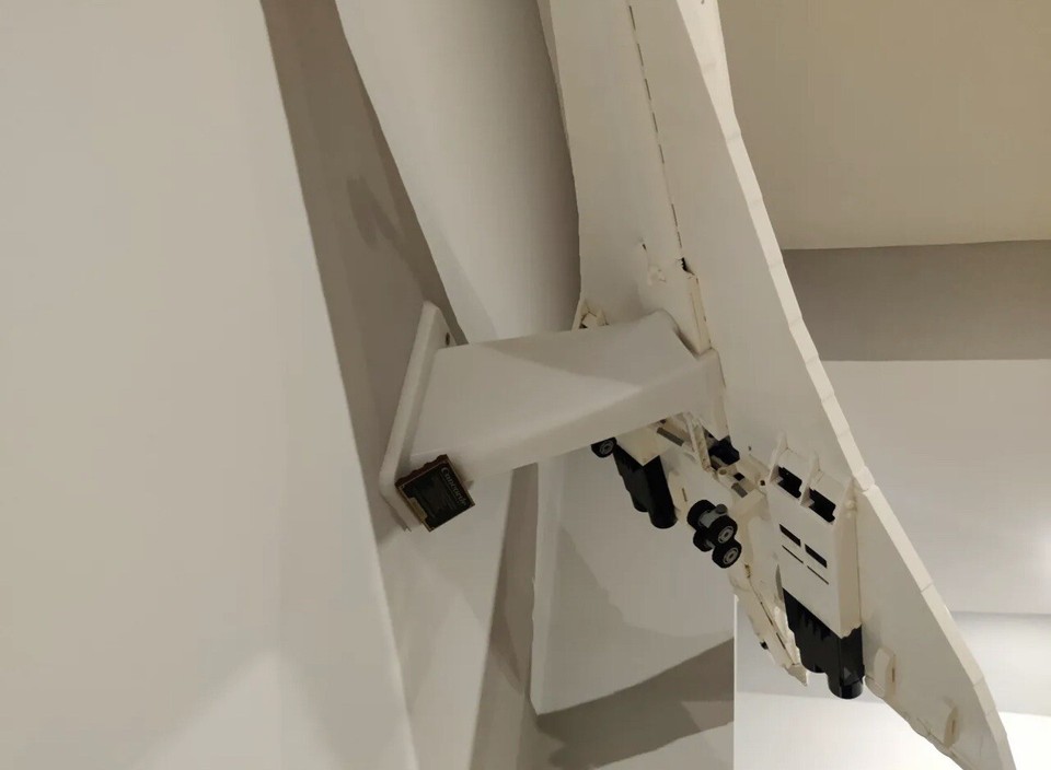 Lego concorde wall mount display for Lego 10318 Concorde in flight ...