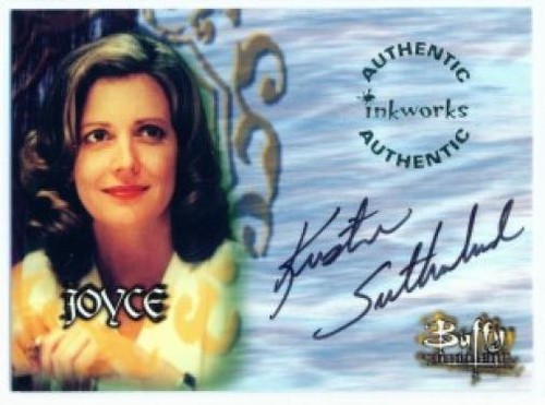 KRISTINE SUTHERLAND "JOYCE AUTOGRAPH CARD A14" BUFFY THE VAMPIRE SLAYER ...