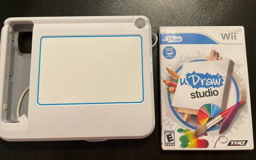Nintendo Wii uDraw Studio and uDraw Game Tablet Bundle Tested Authentic ...
