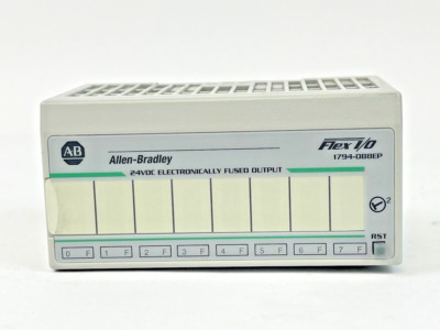 ALLEN BRADLEY - 1794-0B8EP - FUSED OUTPUT MODULE - SERIES A - FLEX I/O ...