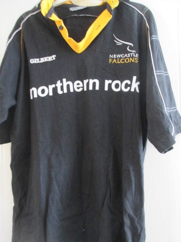 2001-2002 Newcastle Falcons Rugby Union Home Shirt adult Medium (37853 ...