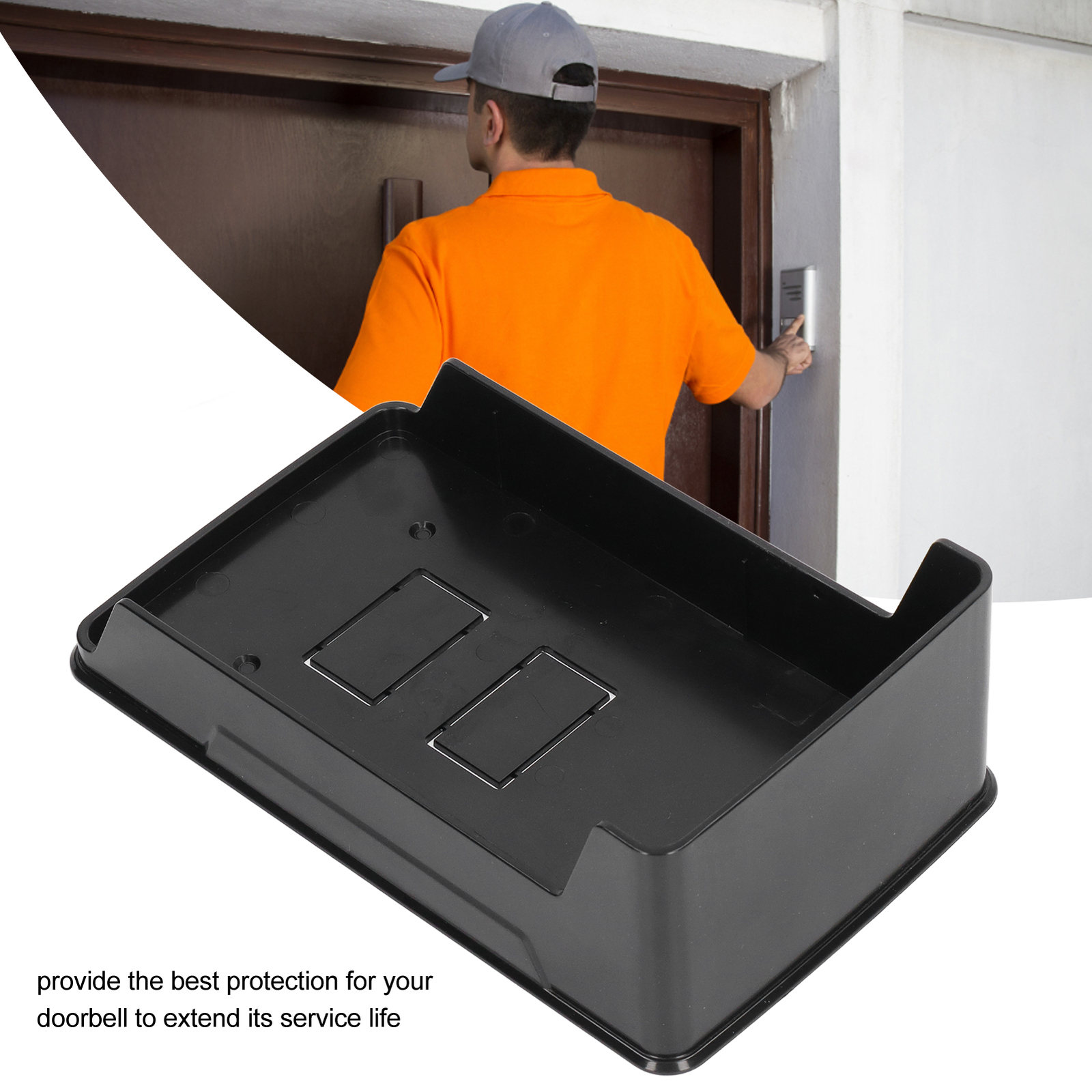 Doorbell Rain Cover Acrylic Weatherproof Keypad Access Controller ...