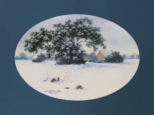 Carol Gibson Sayle Winter's Refuge - Tree and Farm | eBay