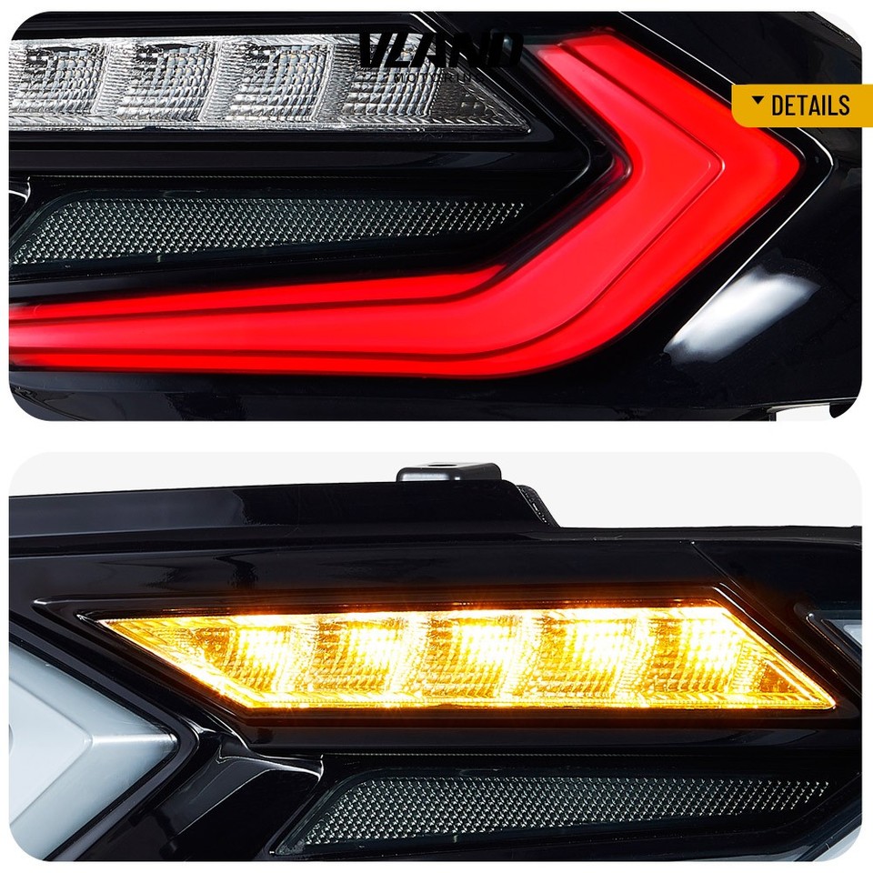 VLAND FULL LED Tail Lights For 2019-2024 Chevy Camaro W/ Sequentia + Animation | eBay