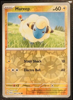 Pokémon TCG | Mareep | Scarlet & Violet Base Set #66 | Reverse Holo | eBay