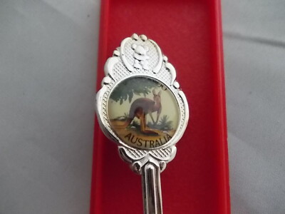 Silverplated Souvenir Spoon Kangaroo Australia | eBay Australia