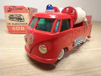 Tekno 408 Volkswagen Slangevogn Danish Hose Fire Engine Vintage Diecast ...