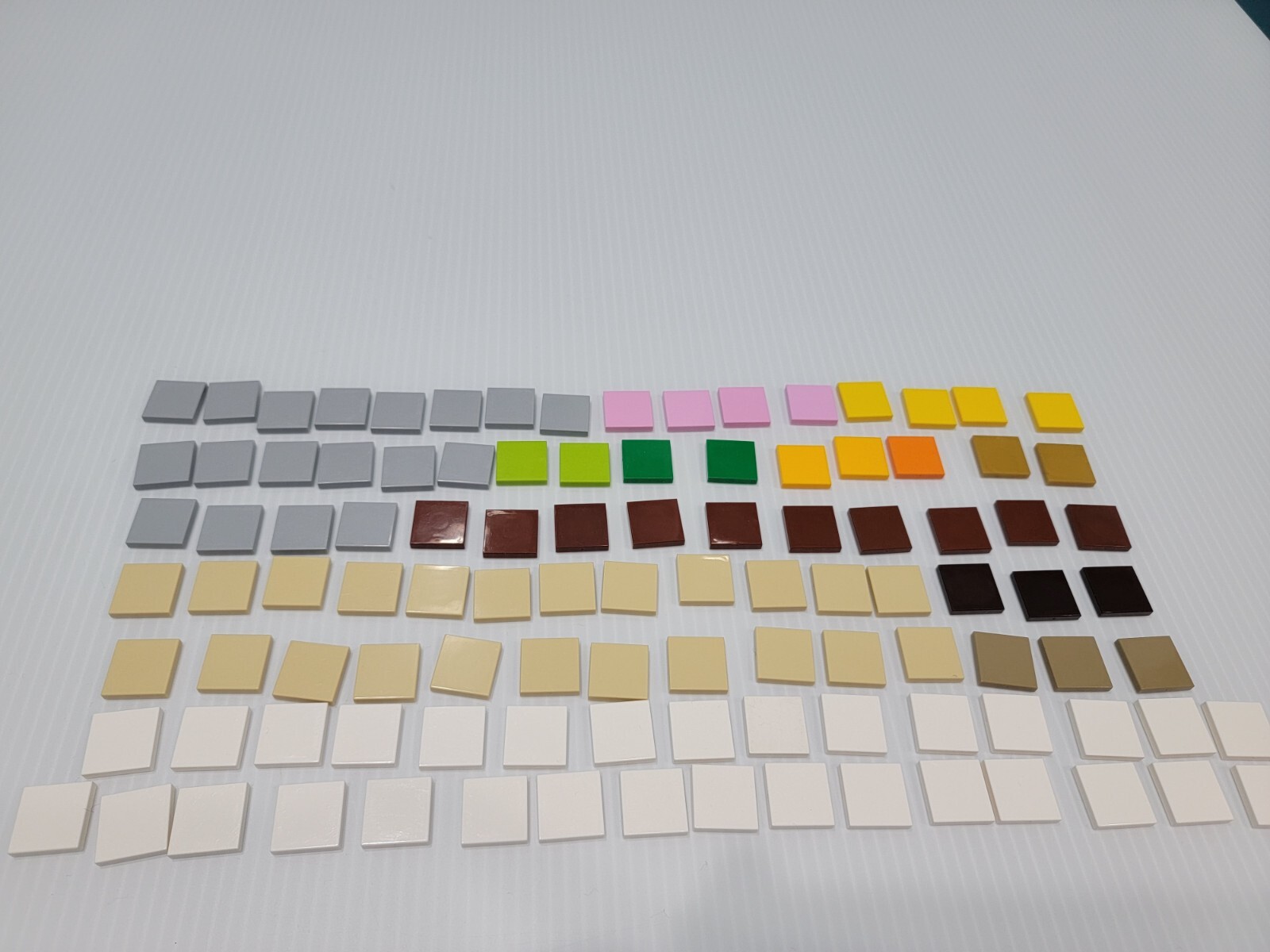 Lego Tile, 2x2 (part # 3068); Multiple Colors; 105 Pieces; Pre-Owned | eBay