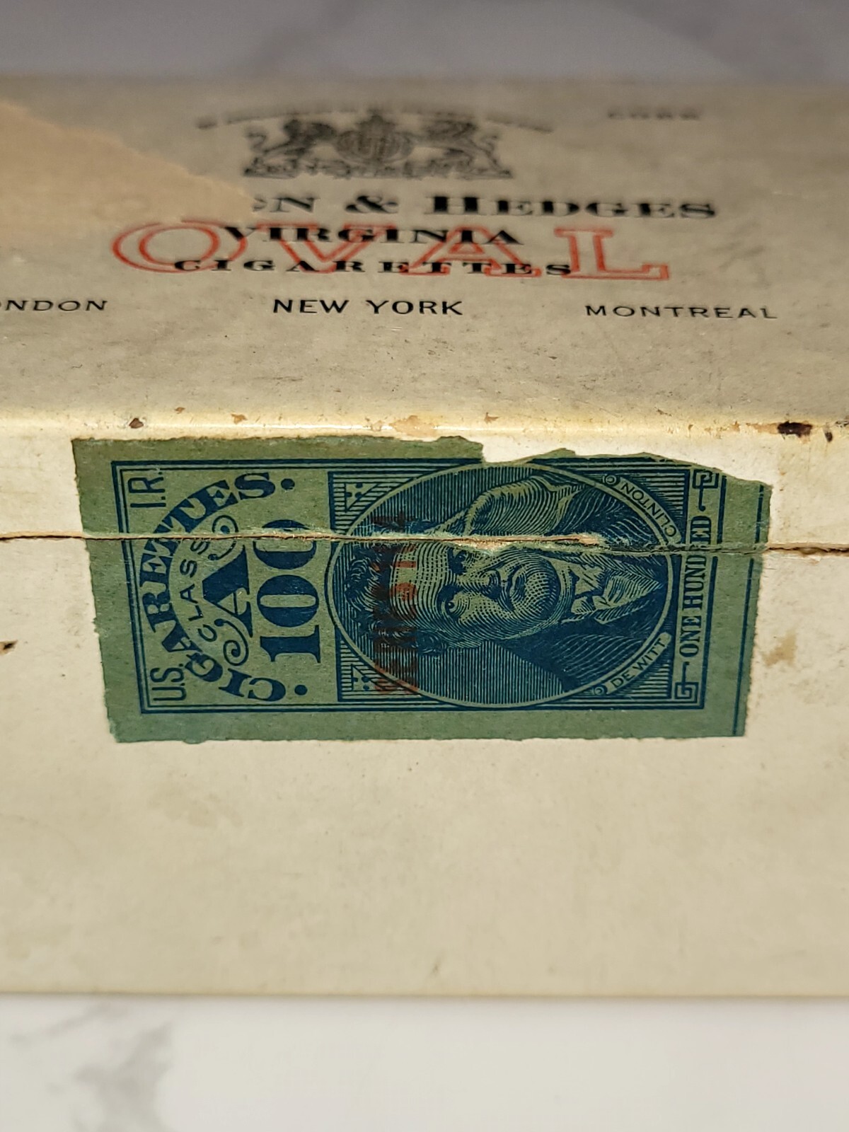 Vintage Benson and Hedges Cork Virginia Oval Cigarettes Tin Empty 6"x3 ...