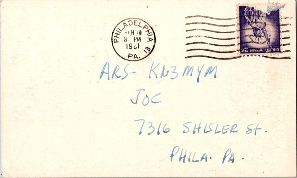 QSL QSO Card CB HAM Radio PostCard | eBay