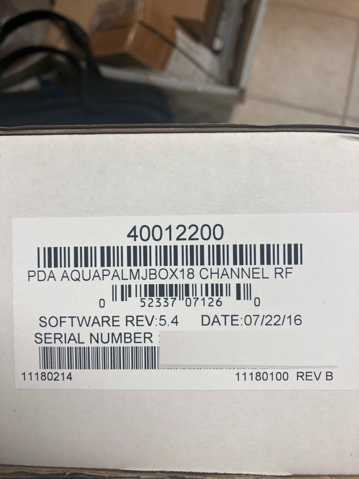 Jandy Zodiac PDA Aqua Palm J-Box 18 Channel RF Transceiver for sale ...