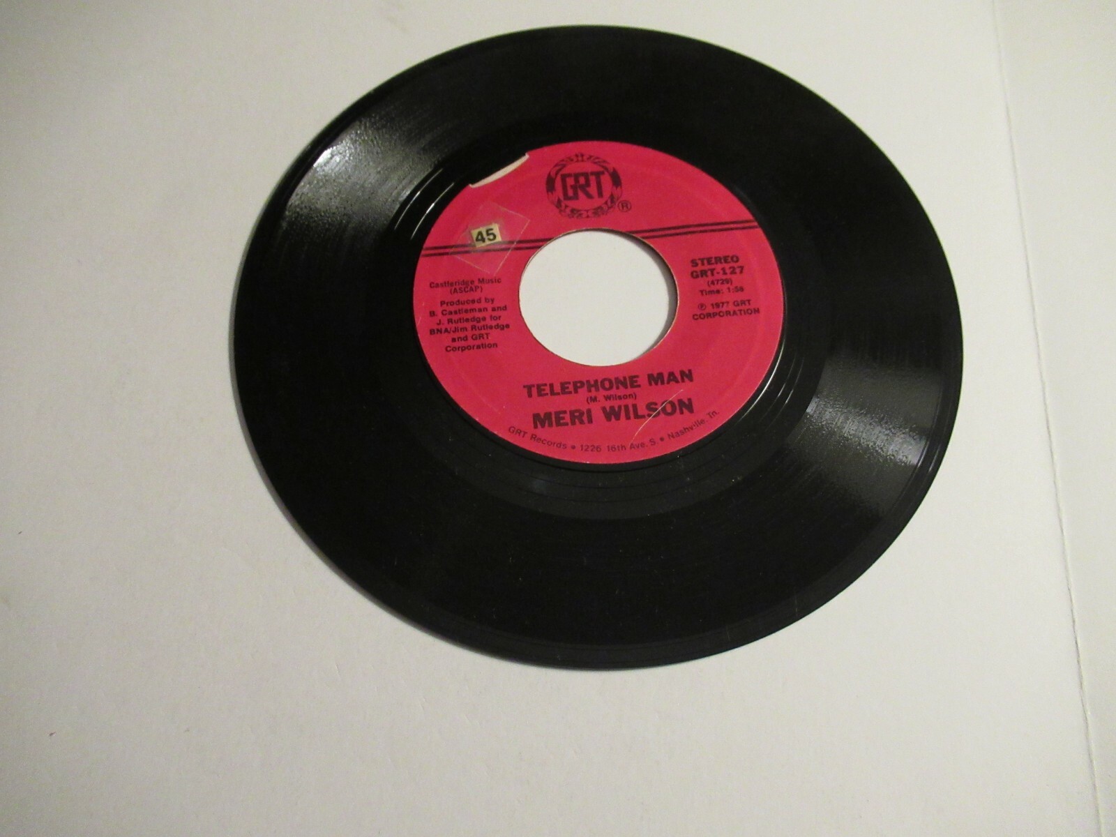 Meri Wilson: Telephone Man / Itinerary / 45 Rpm 1977 | eBay
