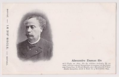 CPA - LE XIXe SIECLE - Alexandre Dumas fils, écrivain | eBay