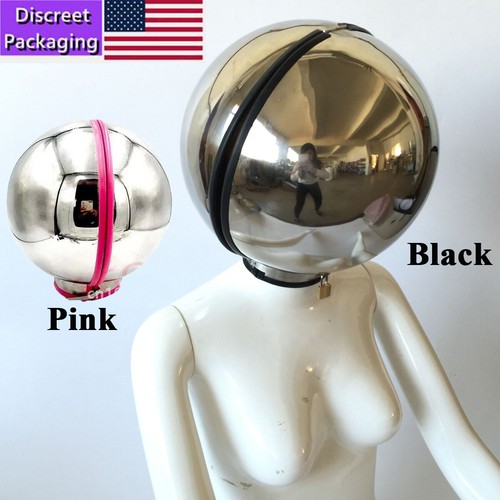 Restraint Headgear Metal Neck Collar Slave Choker Lockable BDSM Cosplay Couples | eBay