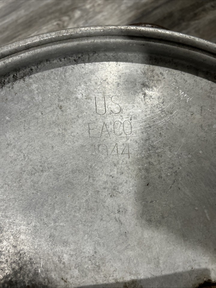 U.S. MILITARY FIELD COOKING POT WW2 1944 Eaco 18” Xtra LARGE MESS ...
