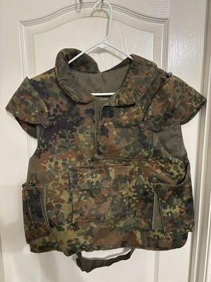 German Bundeswehr Splitterschutzweste Flak Jacket 1995 Camouflage | eBay