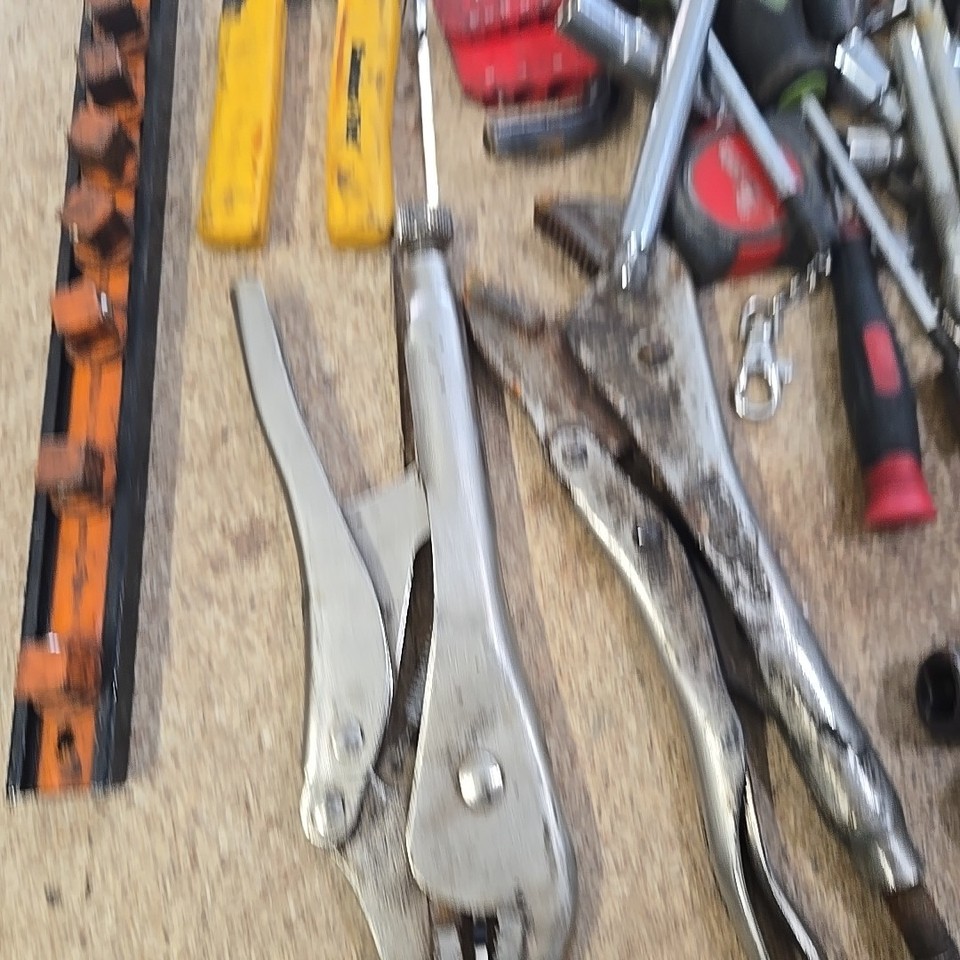 Tool Box Clean out Lot - Wrenches, Crimpers, sockets, Screw drivers and ...