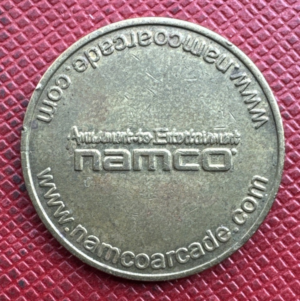 2000-OC Brass Namco Arcade Gaming Amusement Token. Pac-Man. 3.9 g. TC ...