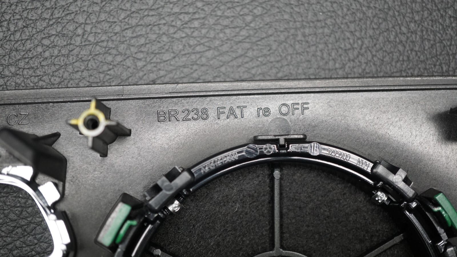 OEM MERCEDES BENZ E W238 C238 COUPE RIGHT DOOR TRIM AMBIENT BLACK WOOD ...