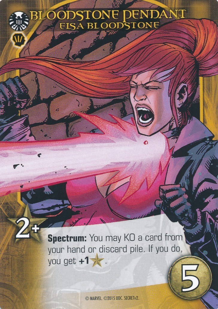 ELSA BLOODSTONE Upper Deck Marvel Legendary BLOODSTONE PENDANT | eBay