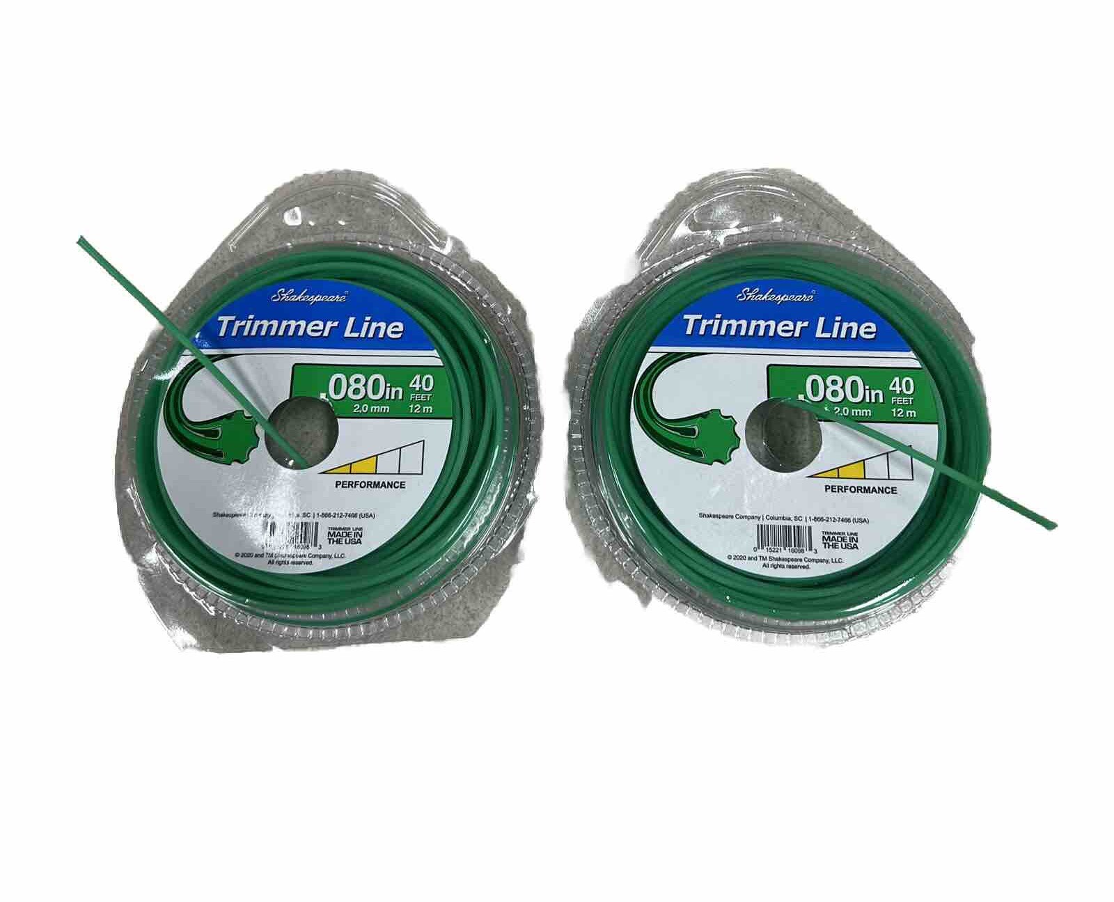 Shakespeare Universal Trimmer Line .080” X 40ft (2 PACK) | eBay