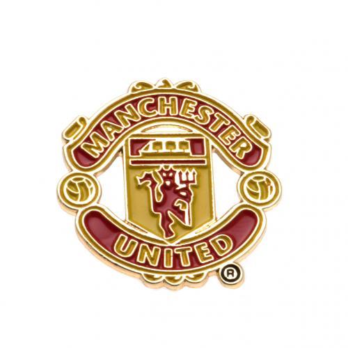Manchester United Pin Badge Crest Official Man Utd Football Club Metal ...