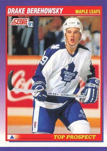 1991 Score American #385 Drake Berehowsky Toronto Maple Leafs | eBay