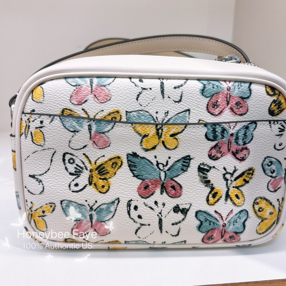 NWT Coach Mini Jamie Camera Bag With Quilting/Butterfly/Floral/Cherry ...