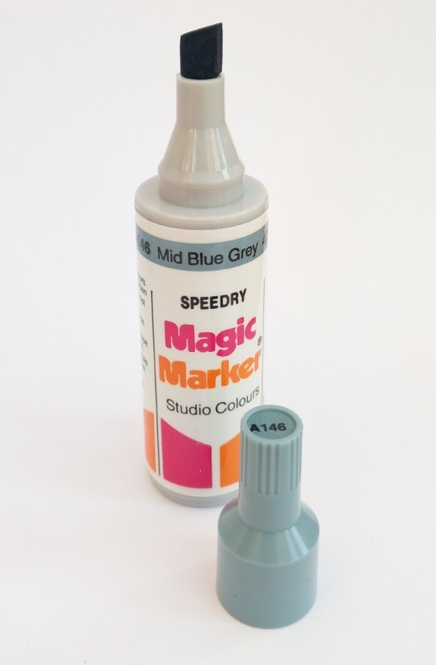 Magic Marker A146 Mid Blue Grey - Speedry Royal Sovereign - Copic ...
