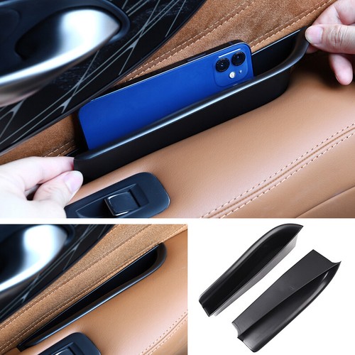 Black Plastic Front Door Storage Box Frame Trim 2pcs For Lexus LS500 ...