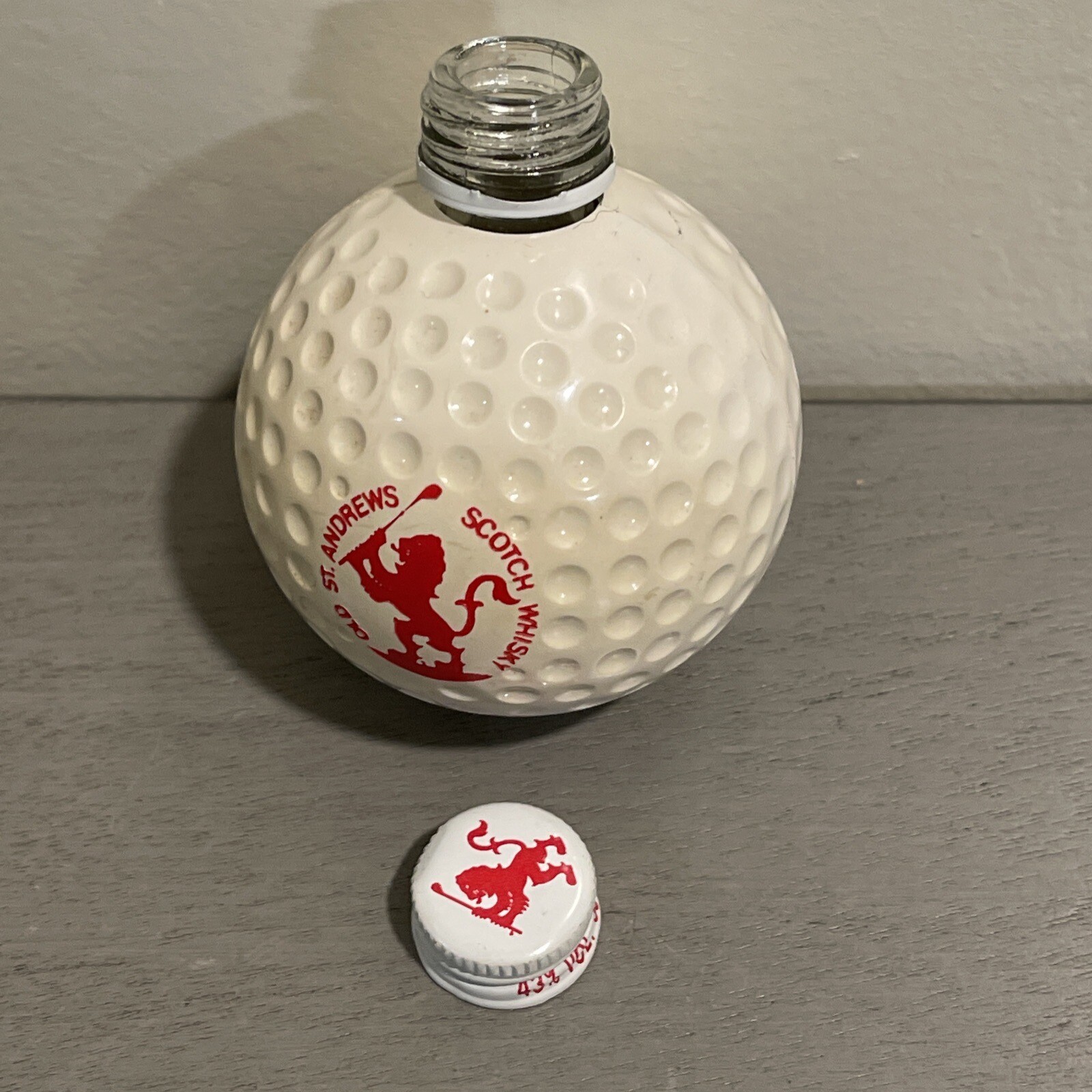 Vintage Golf Ball OLD ST. ANDREWS SCOTCH WHISKY Miniature Bottle | eBay