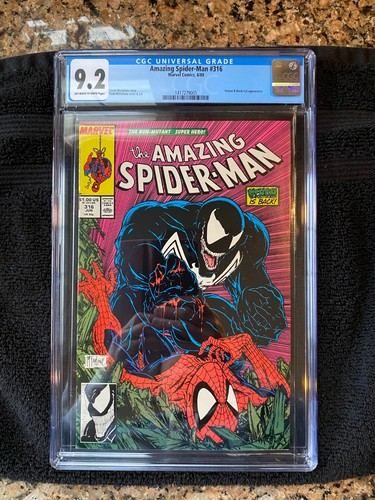 Amazing Spider-Man #316 Comic Book 9.2 CGC Marvel Comics 6/89 Venom ...