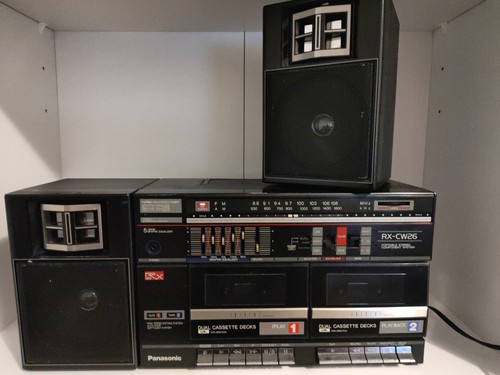 VINTAGE PANASONIC RX-CW26 Stereo AM/FM Radio Cassette Player ~ FOR ...