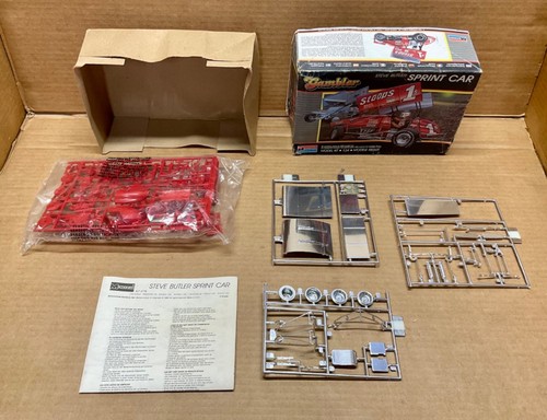 MONOGRAM #2778 STEVE BUTLER GAMBLER SPRINT CAR 1:24 MODEL KIT! OPEN ...