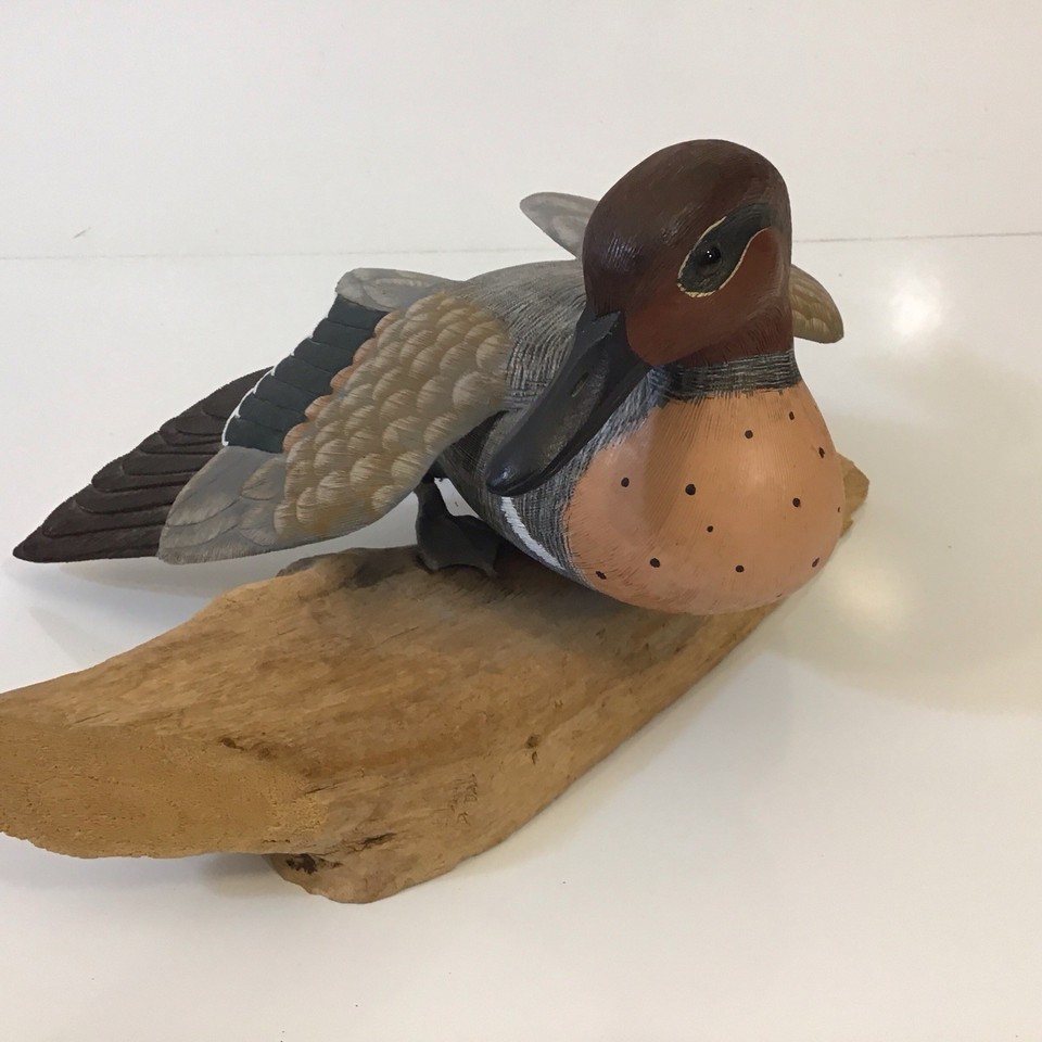 Ducks Unlimited Sculpture By William Veasey Signed Ltd Ed #749 Green ...