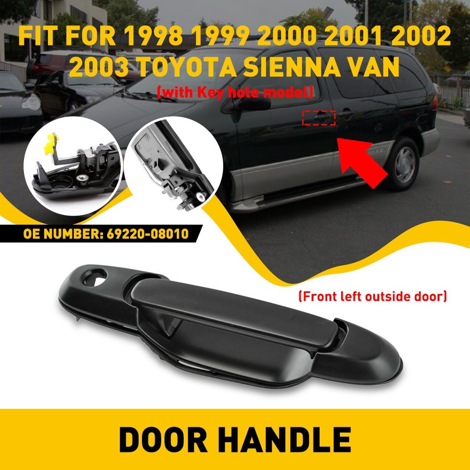 For 1998-2003 Toyota Sienna Van Outside Outer Door Handle Front Left ...