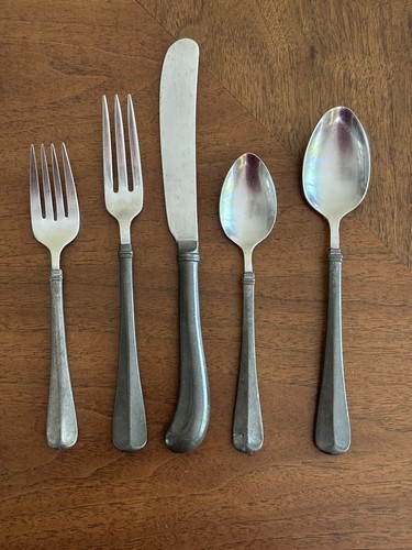 International Pewter Fairfield Flatware 5 piece Place Setting | eBay
