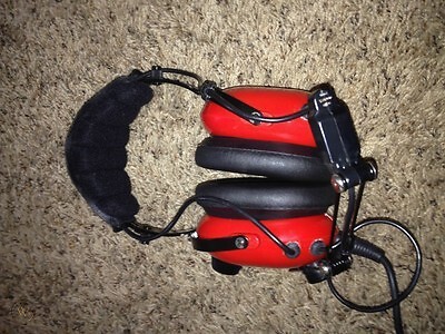 RED BARON C-40-10 SOFTCOMM AVIATION HEADSET DUAL PLUG HEADPHONES | eBay