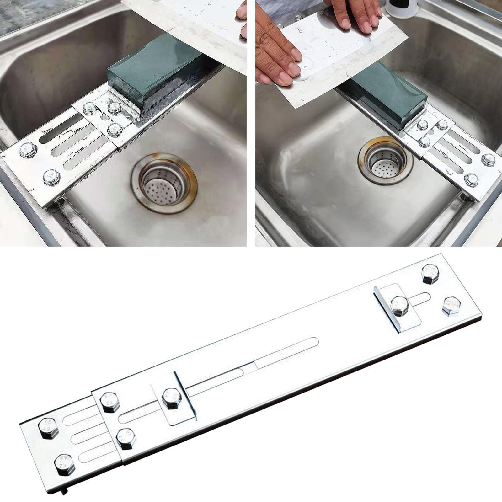 Over Sharpening Stone Holder Whetstone Sink Bridge Adjustable for ...