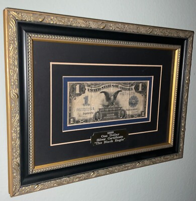 Silver Certificate 1899 - commemorative frame - Both Sides Viewable | eBay