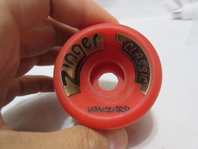 1 Replacement Red Zinger Classic Vanguard Roller Skate Wheels Quad ...