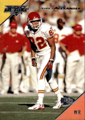 2001 Topps Debut Derrick Alexander 69 Kansas City Chiefs | eBay