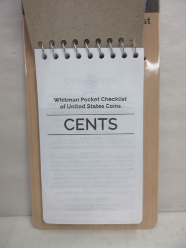 Whitman Guide Book Pocket Size Checklist of United States Coins Cents ...